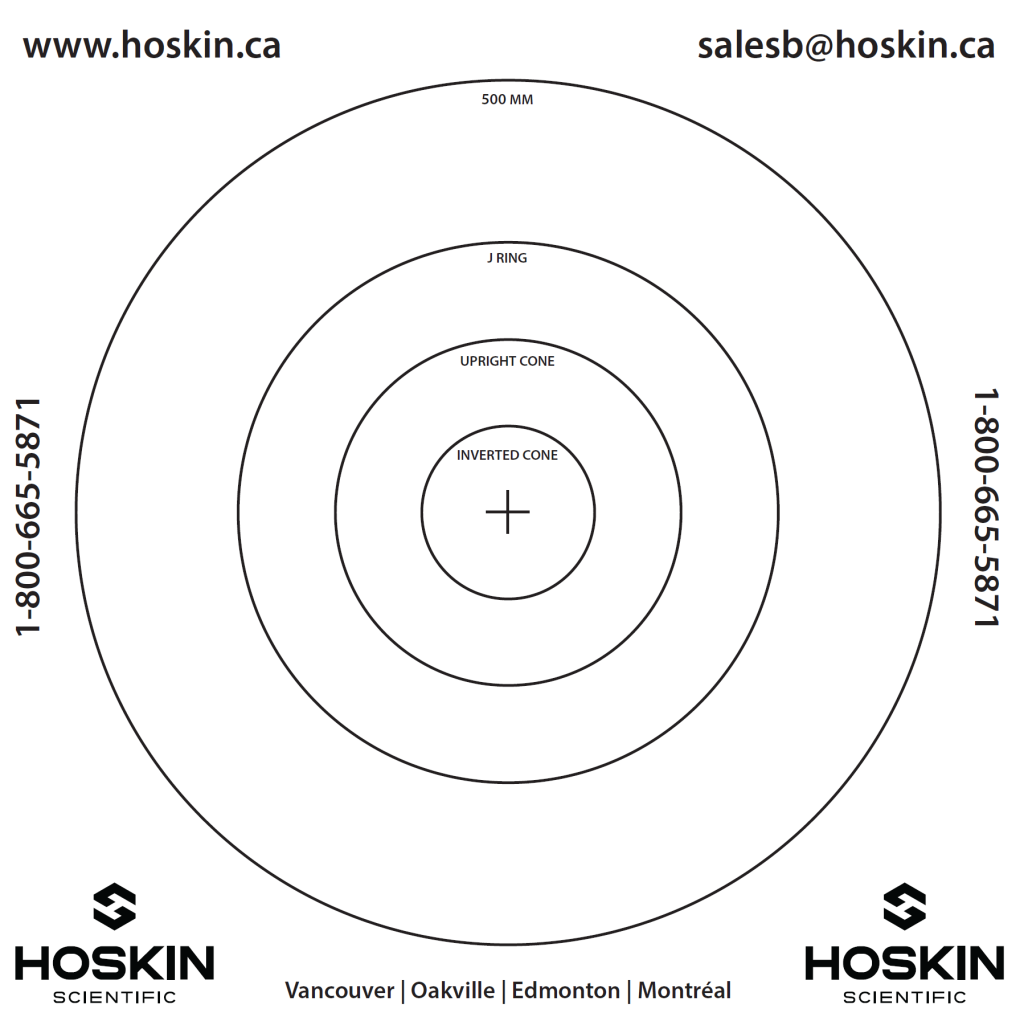 Base Plate for SCC Passing Ability Test – Hoskin Scientific